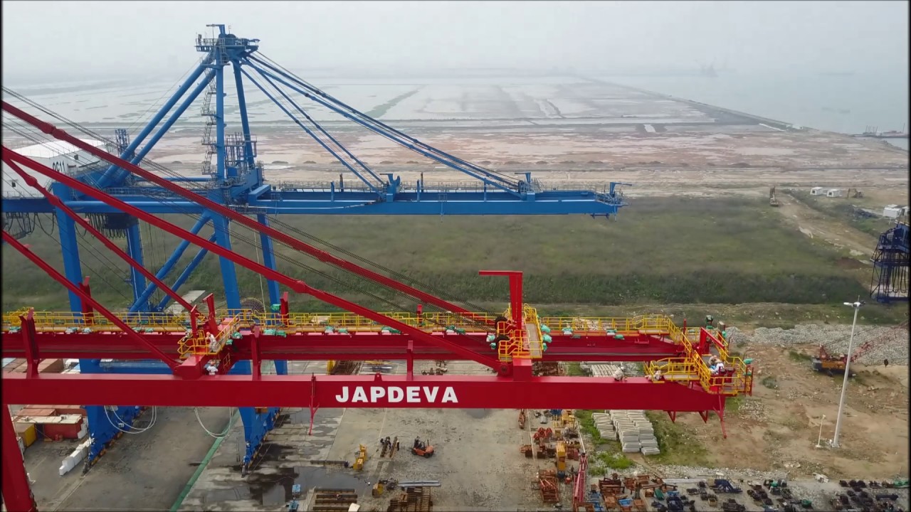 SANY STS Cranes for JAPDEVA (Costa RIca). May, 2017 - YouTube