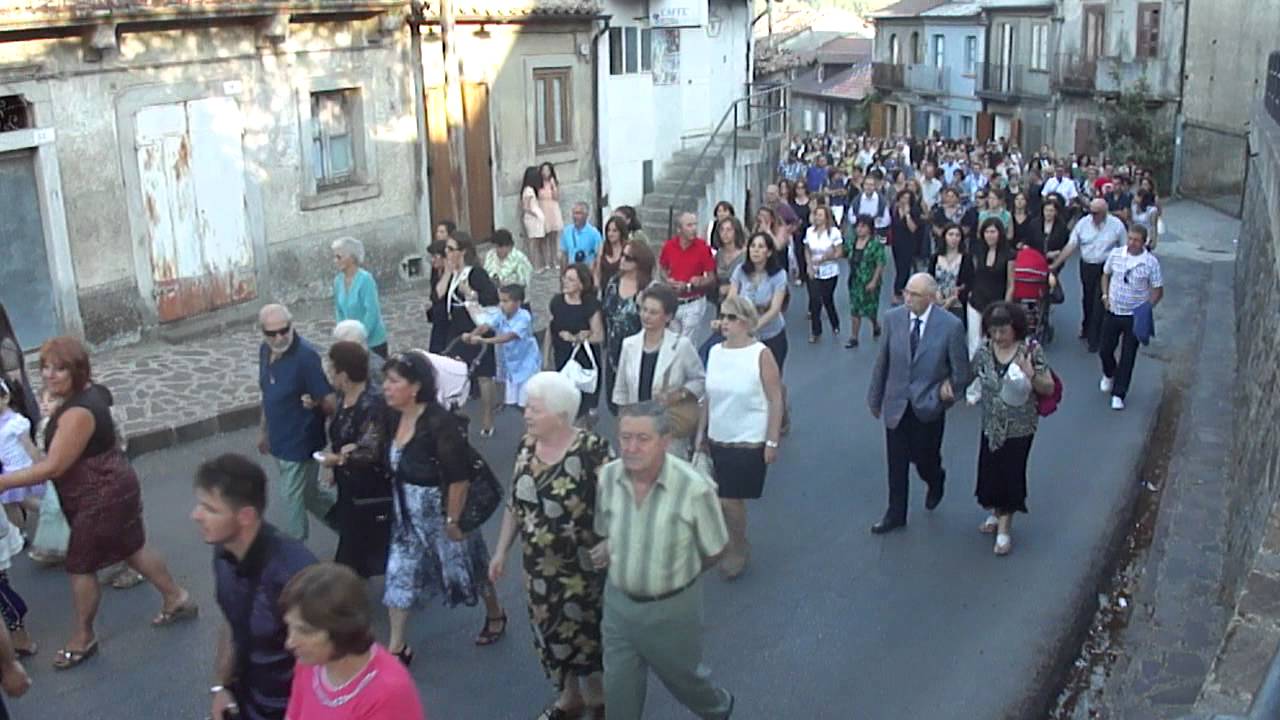 Simbario: processione del santo patrono San Rocco 12/08/2012 - YouTube