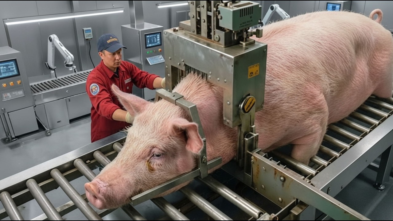 How White Pigs Transform into Premium Lifestyle Goods - YouTube