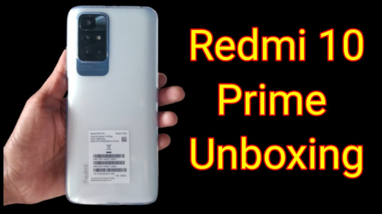 Redmi 10 prime unboxing - YouTube