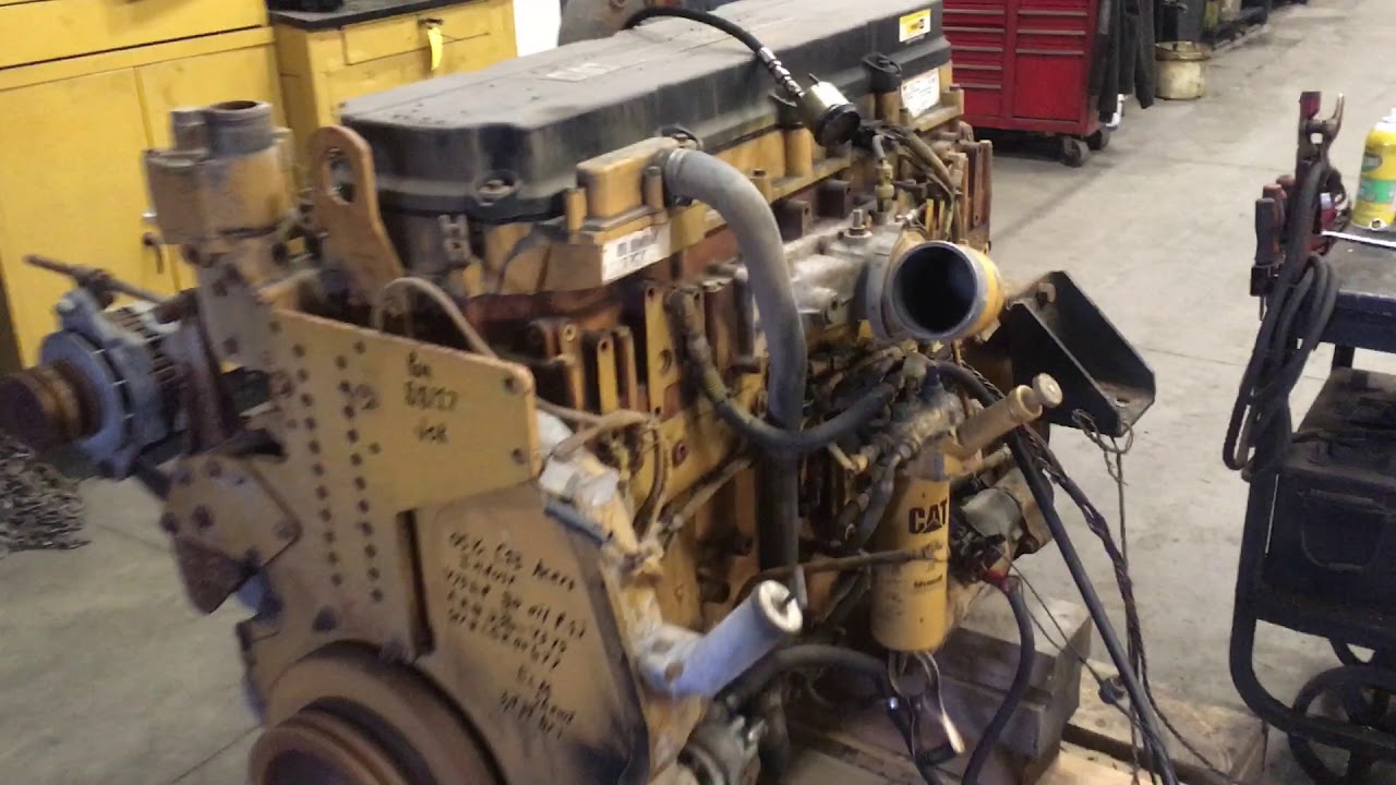 CATERPILLAR- CAT C13 INDUSTRIAL SERIAL NO LGK00677 - YouTube