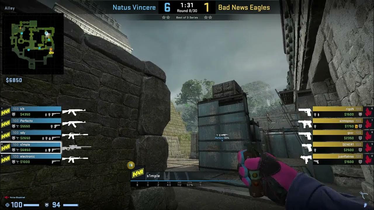 CS:GO POV Demo NaVi S1mple (25/6) vs Bad News Eagle (de_ancient) @ IEM Rio Major 2022 - YouTube