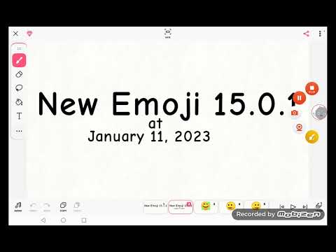 New Emojis at 15.0.1
