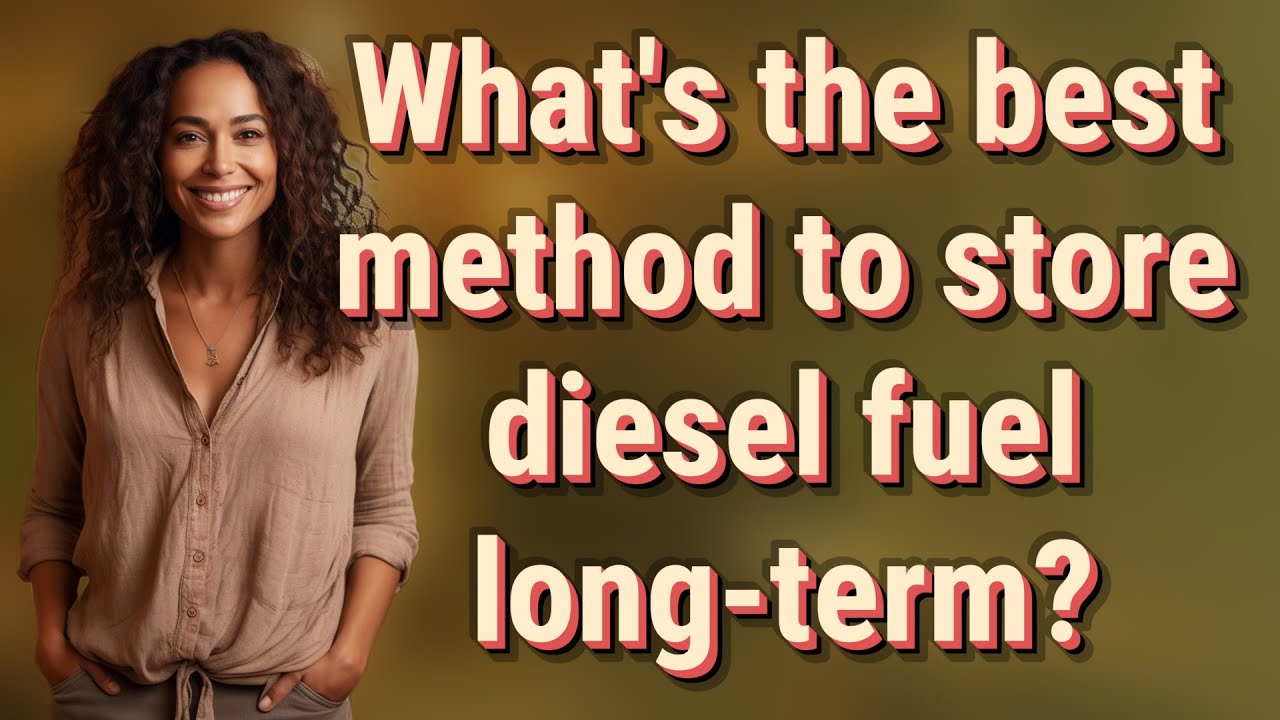 What's the best method to store diesel fuel long-term? - YouTube
