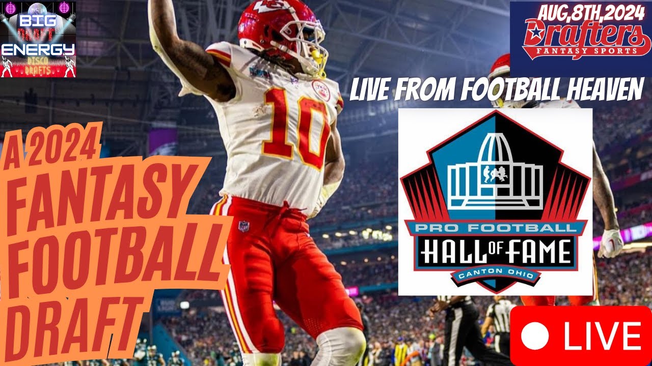 Live 2024 Fantasy Football Draft From Football Heaven - YouTube