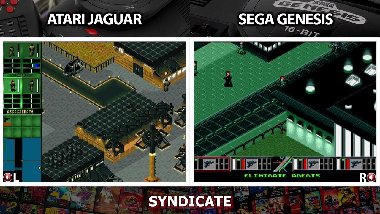 Sega Genesis vs Atari Jaguar | Syndicate - YouTube