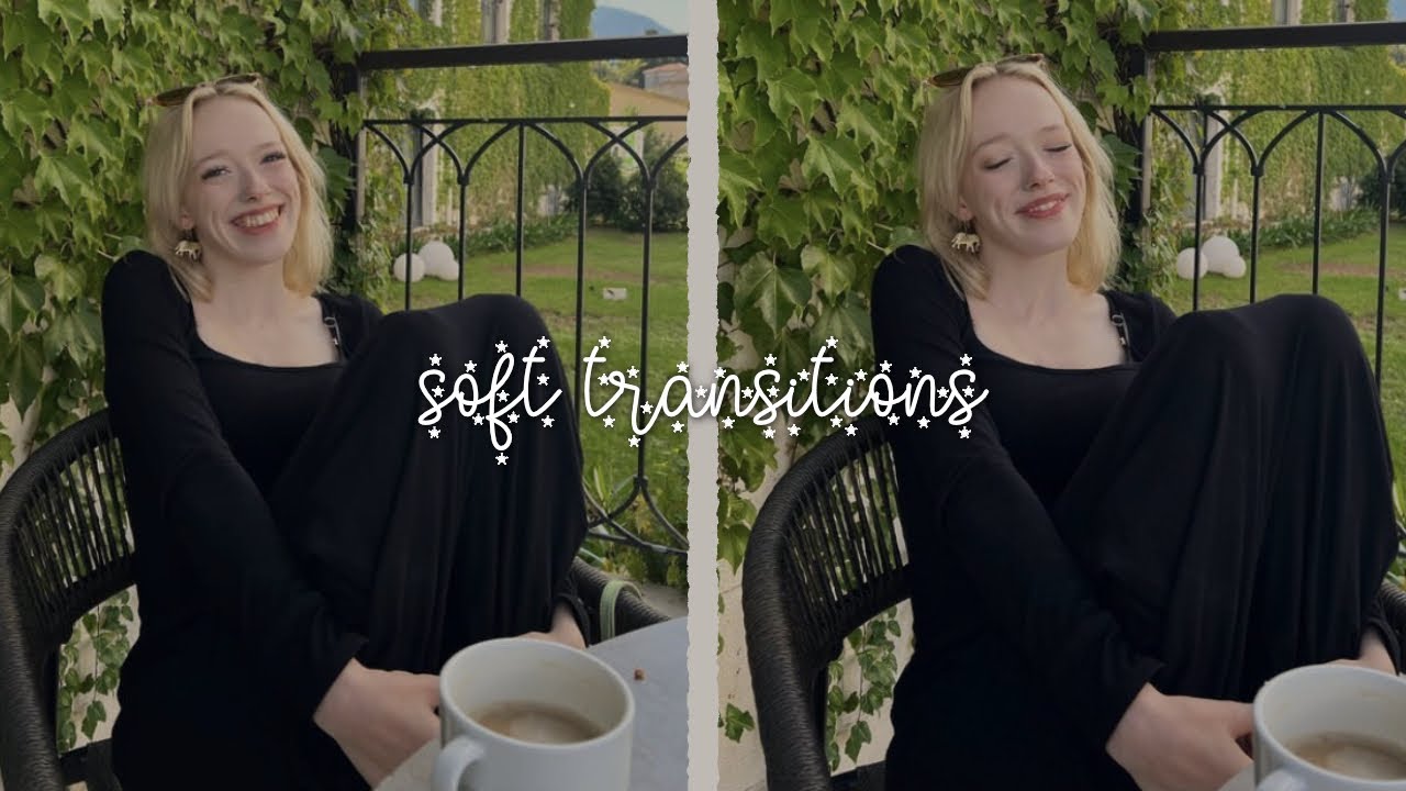 soft/easy transitions for video edits!! - YouTube