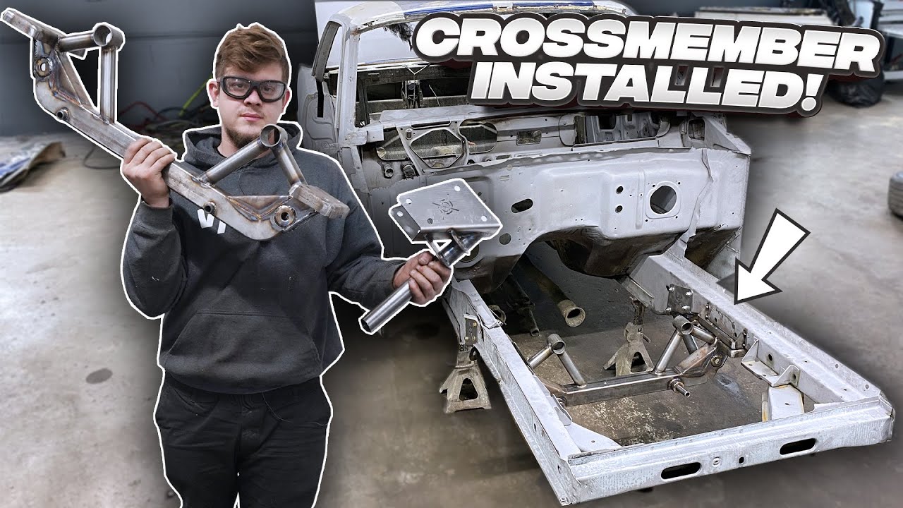 New Crossmember Kit Is Installed On My 1965 Ford Mustang (Ready For ...