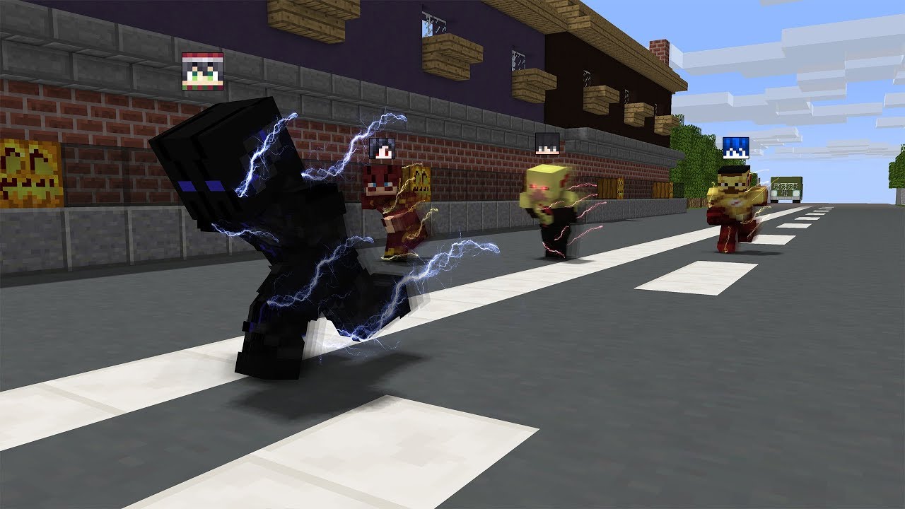 ใครจะเร็วที่สุดใน The Flash แข่งวิ่ง (Minecraft The Flash) - YouTube