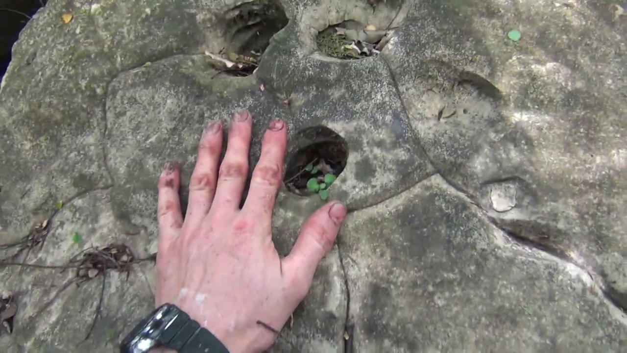 Strange rock on the possum line. - YouTube