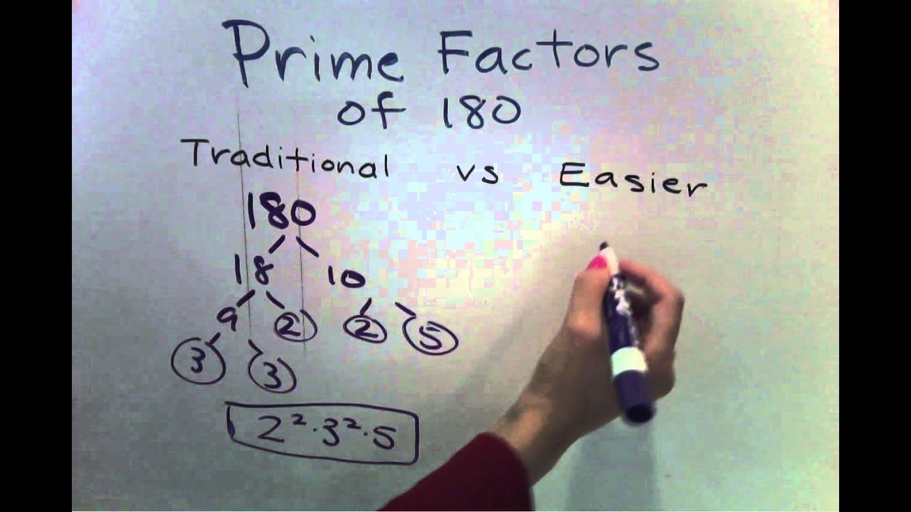 Prime Factorization for larger numbers (Easier Method) (5 of 7) - YouTube
