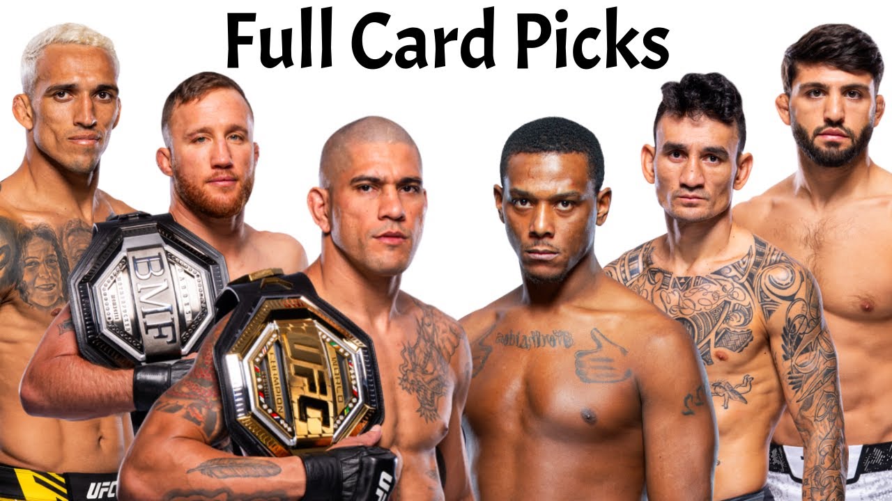 My Full Card Predictions & Breakdown For UFC 300 - YouTube