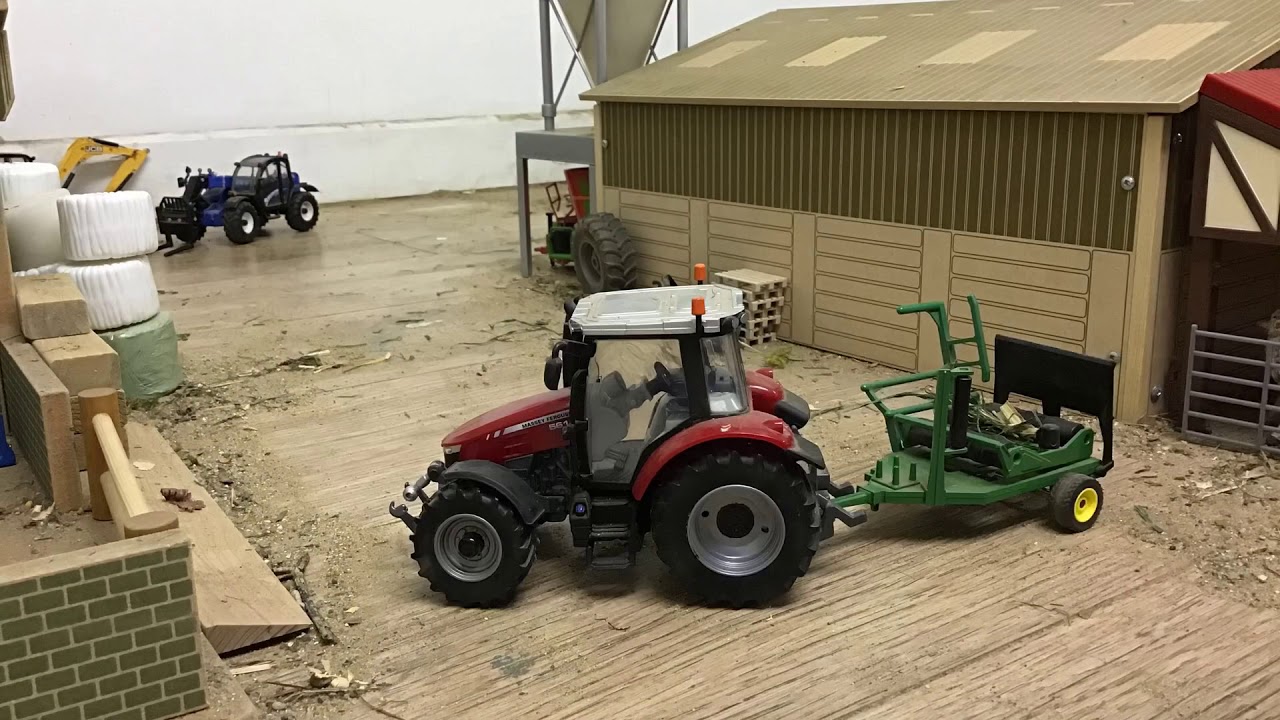 Wrapping and stacking on the farm - Part 5 stop motion video - YouTube
