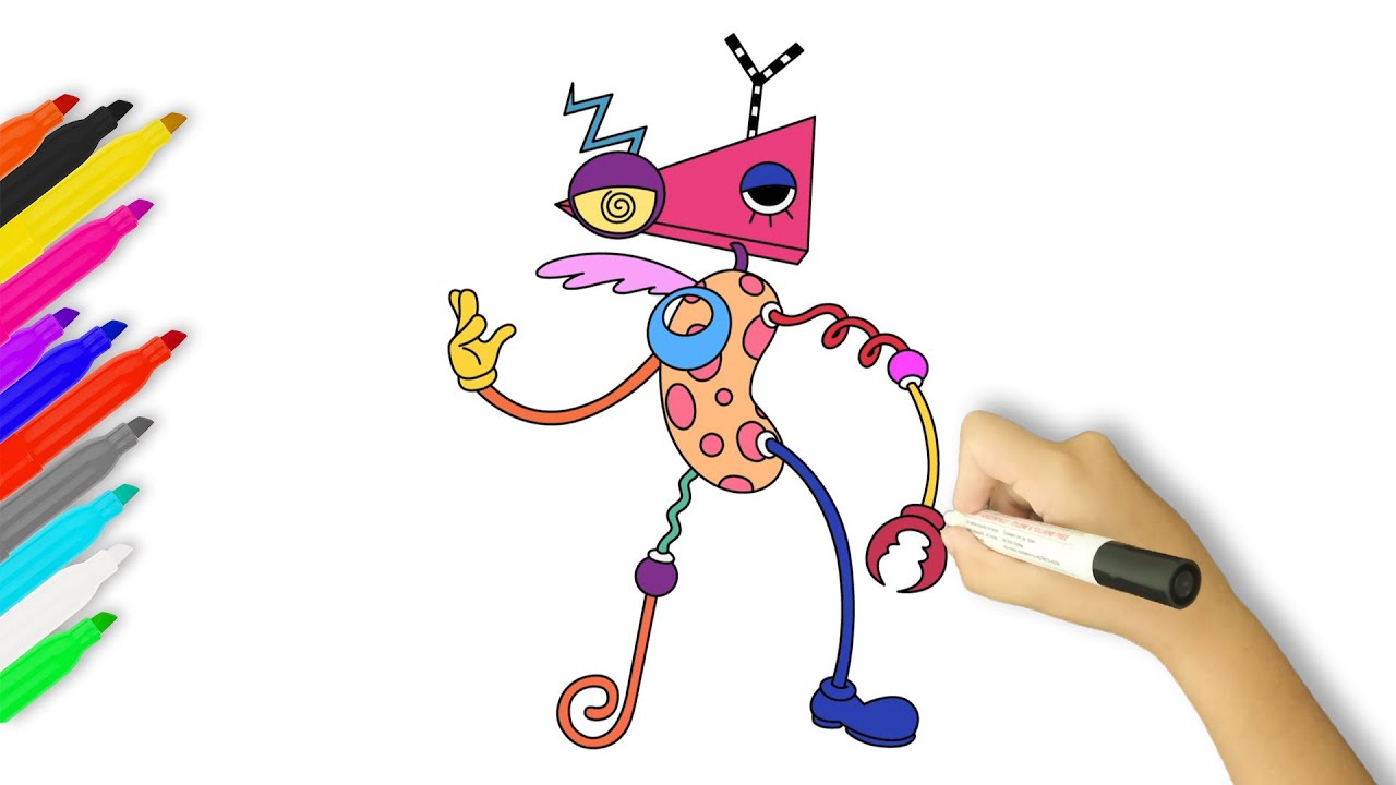 How to Draw Zooble | The Amazing Digital Circus - YouTube