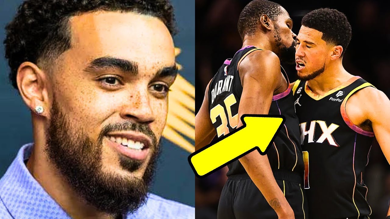 Tyus Jones On Playing With Kevin Durant & Devin Booker... - YouTube