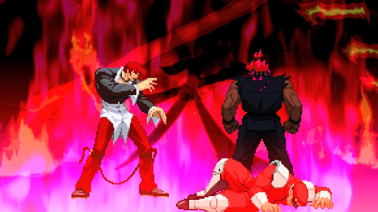 Iori Yagami CVS VS Akuma CVS || Capcom Vs SNK || Mugen 4K PC || - YouTube
