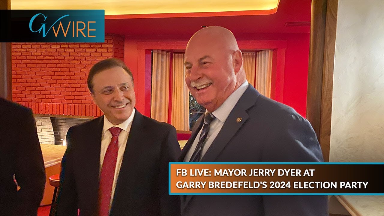 FB Live: Mayor Jerry Dyer at Garry Bredefeld's 2024 Election Party ...