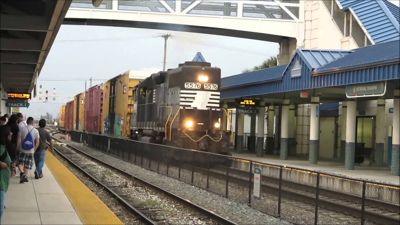 Railfanning with Tri-Rail And Amtrak - YouTube