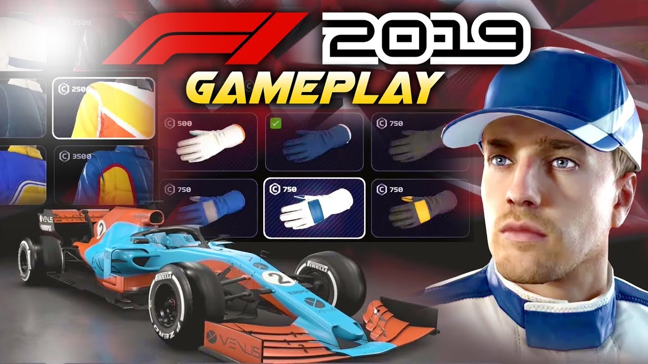 NEW F1 2019 Gameplay - PLAYER & CAR CUSTOMIZATION, SHOWROOMS & MORE ...