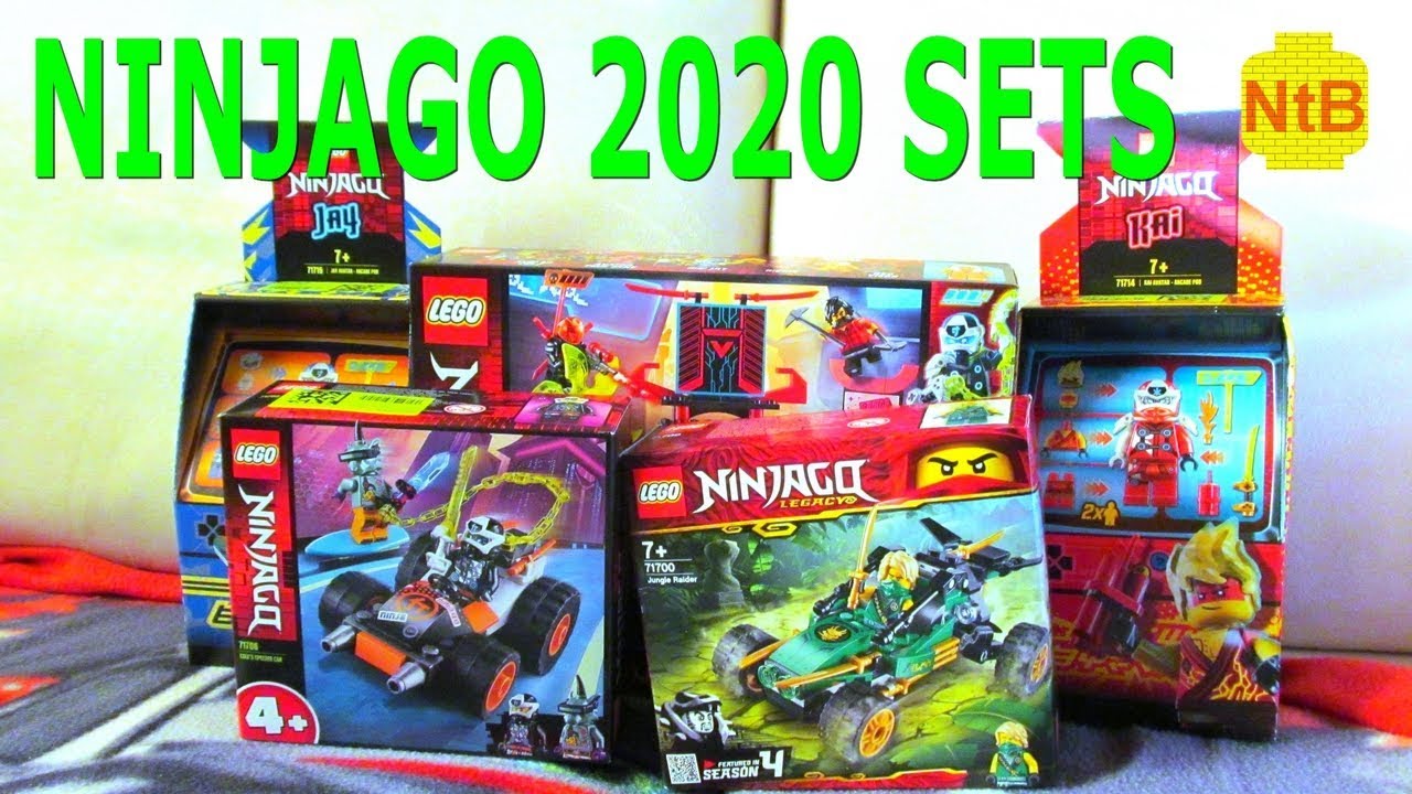 LEGO NINJAGO 2020 SETS HAUL... Time to get working! - YouTube