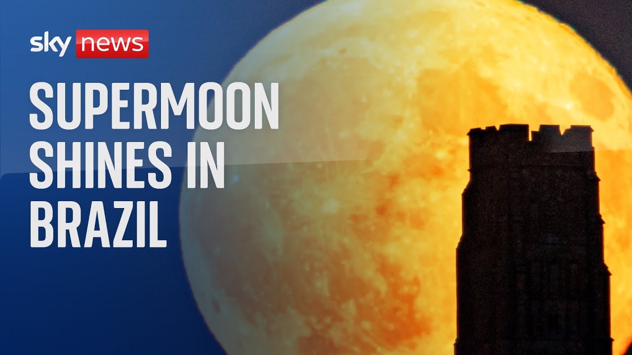 Supermoon to be seen in Brazil - YouTube