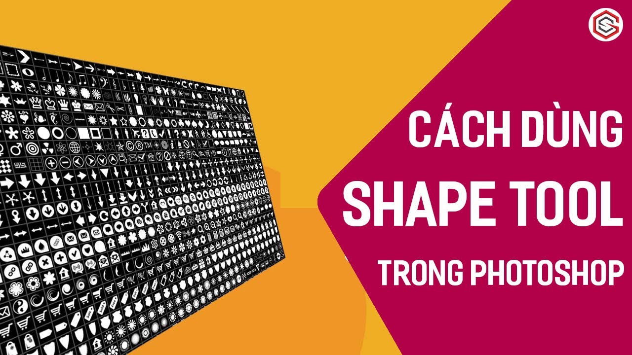 Cách Sử Dụng Custom Shape Tool Vẽ Thêm Hình Khối Trong Photoshop - YouTube