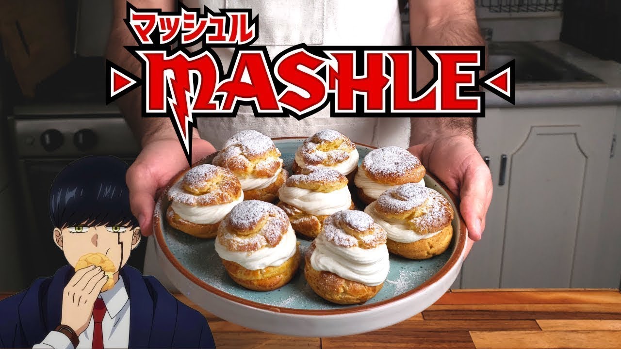 Profiteroles de Mashle Magia y Musculos | Cocina Otaku - YouTube