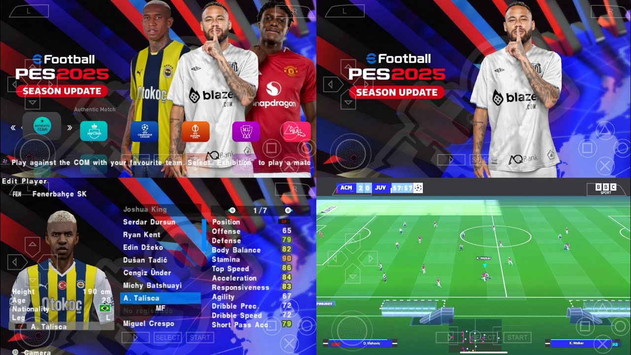 eFootball PES 2025 PPSSPP ORIGINAL ISO Download | PES 2025 PSP New ...