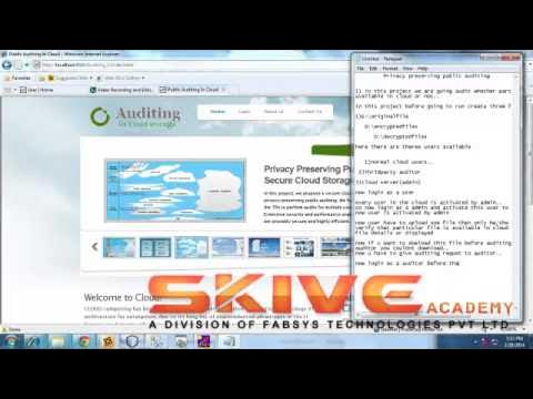 Enabling Dynamic Data And Indirect Mutual Trust For Cloud Computing Storage Systems - YouTube