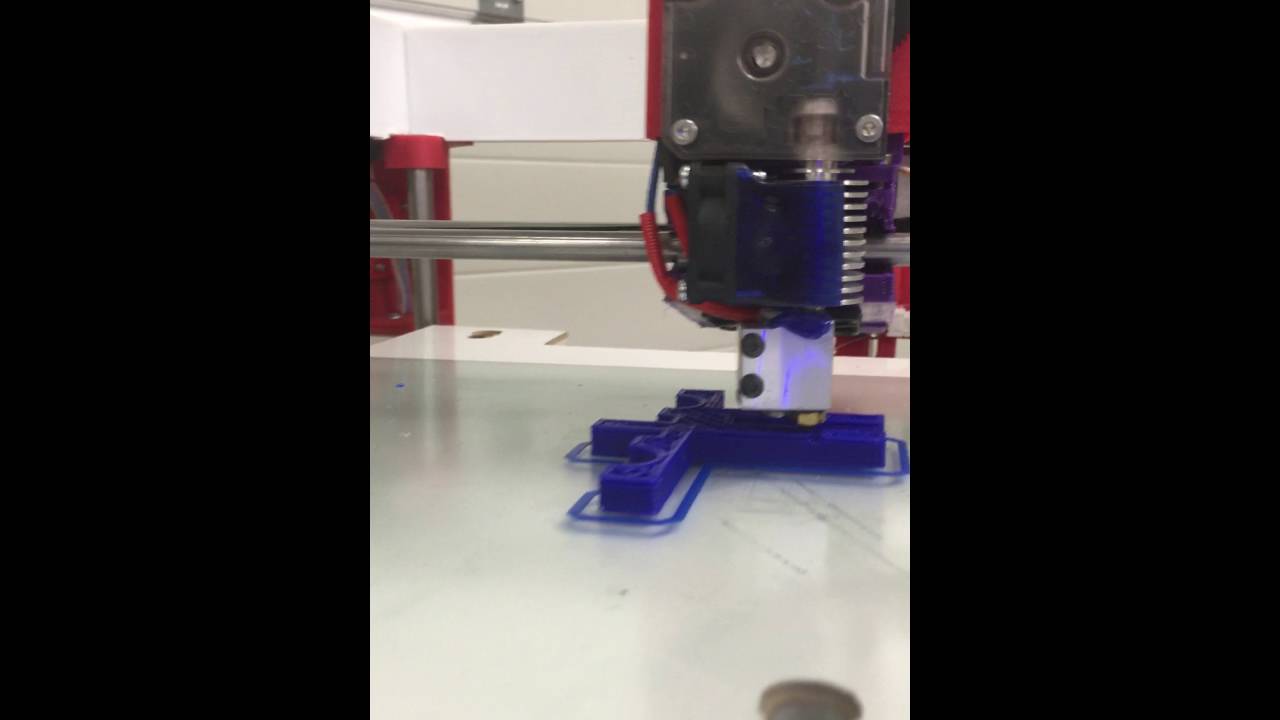 Large Build Area DIY 3D Printer Using IKEA Lack Tables - YouTube