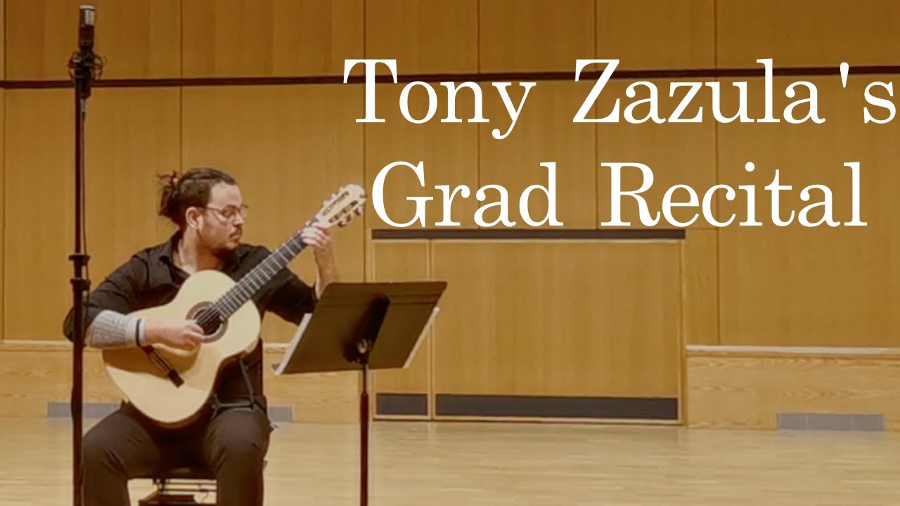 Tony Zazula's Grad Recital - YouTube