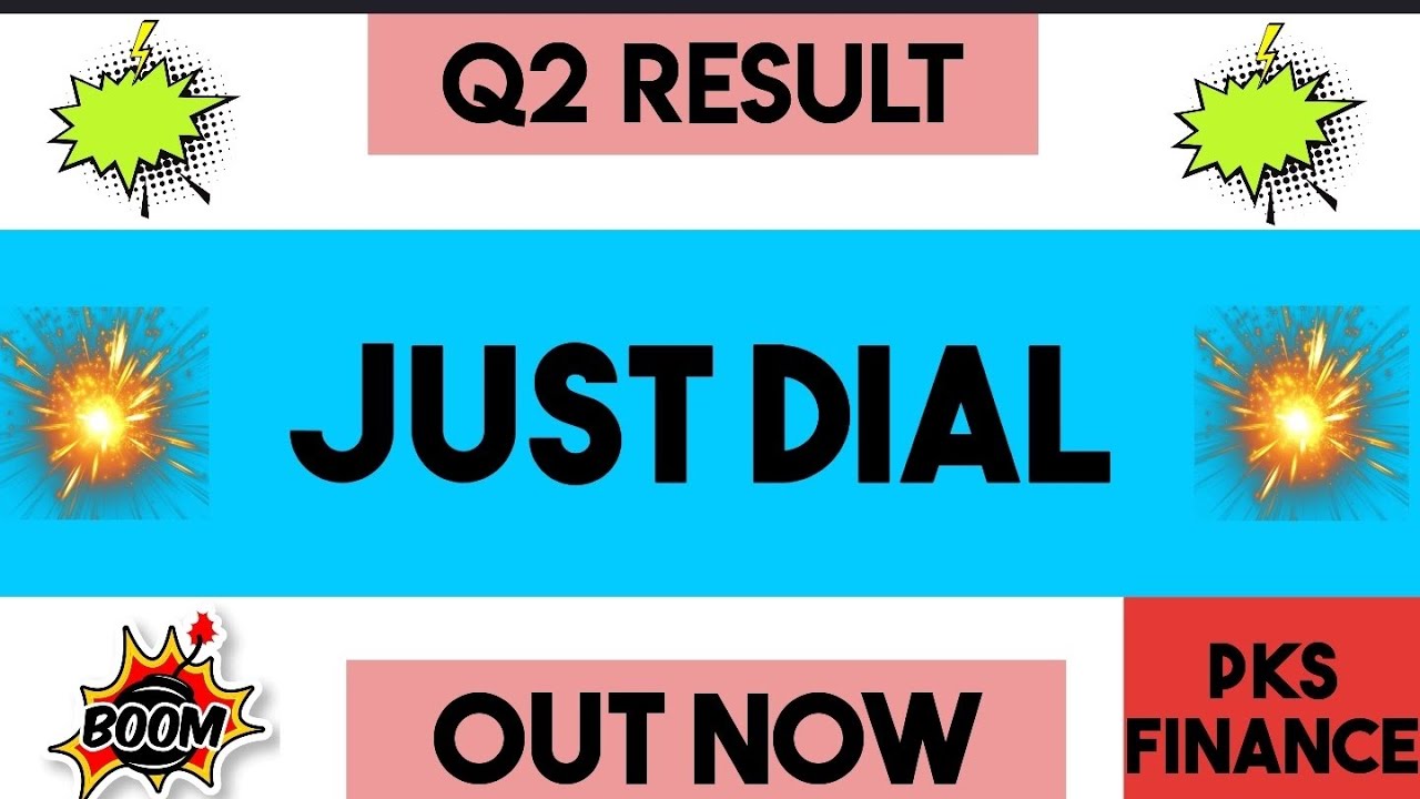 JustDial Q2 Results 2026 | JustDial Results Today | JustDial Share ...