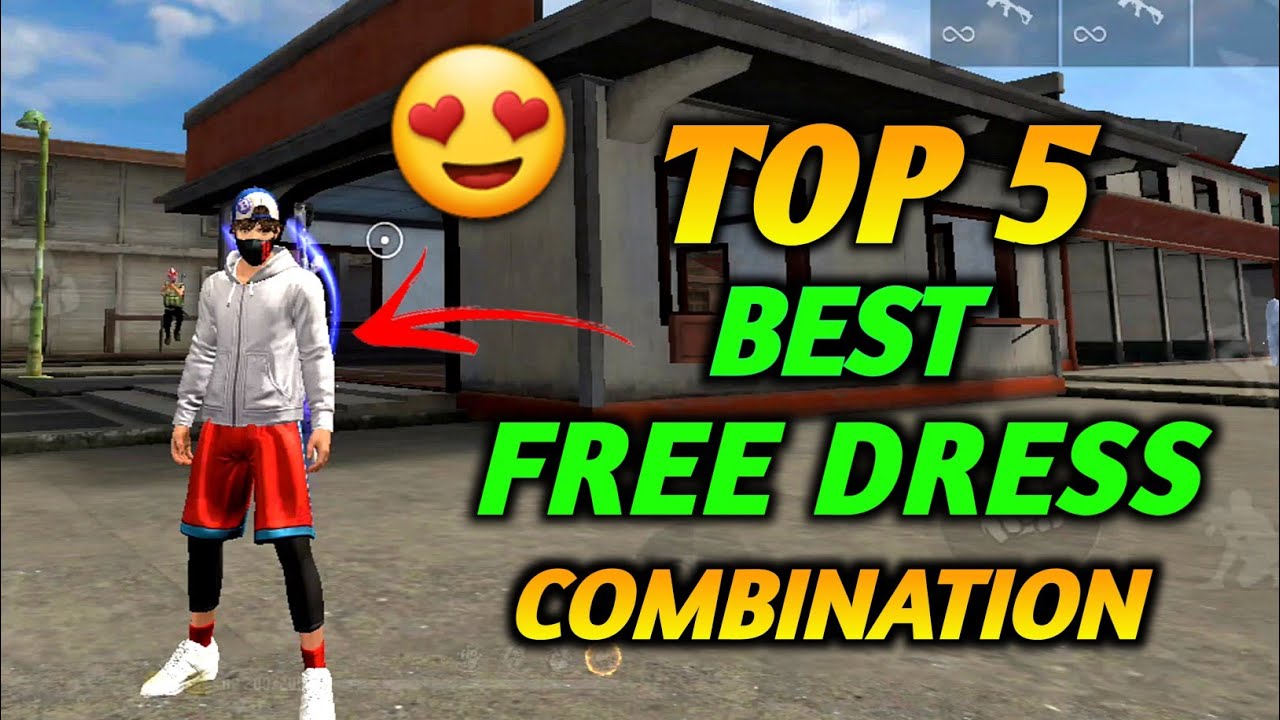 TOP 5 BEST FIRE DRESS COMBINATION FREE FIRE || BEST DRESS COMBINATION ...