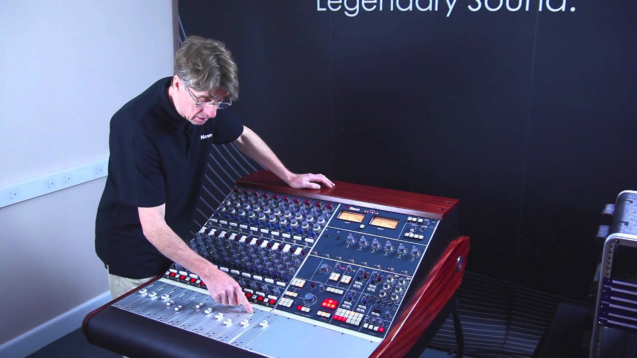 Neve BCM10/2 Mk2 console - Using the fader section - YouTube