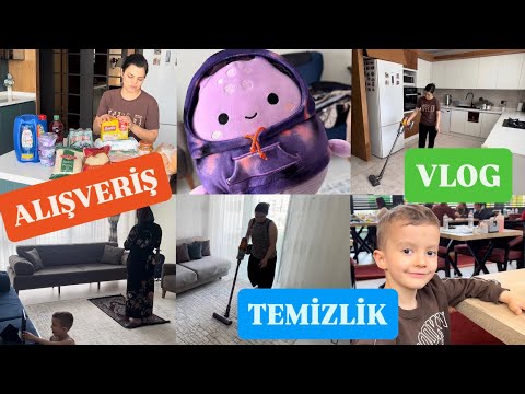GÜNLÜK VLOG 🤍 MARKET ALIŞVERİŞİ 🛒 EVİ TOPLADIM ✅ SÜPÜRGE YAPTIM 👍🏻 LAHMACUN GÜNÜ 😋 MOTİVASYON VLOG 💕