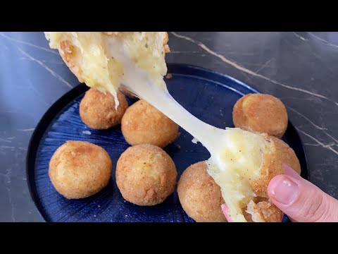 PEYNİRLİ PATATES KROKET TARİFİ💯 DIŞI ÇITIR ÇITIR İÇİ YUMUŞACIK PRATİK VE LEZZETLİ KROKET