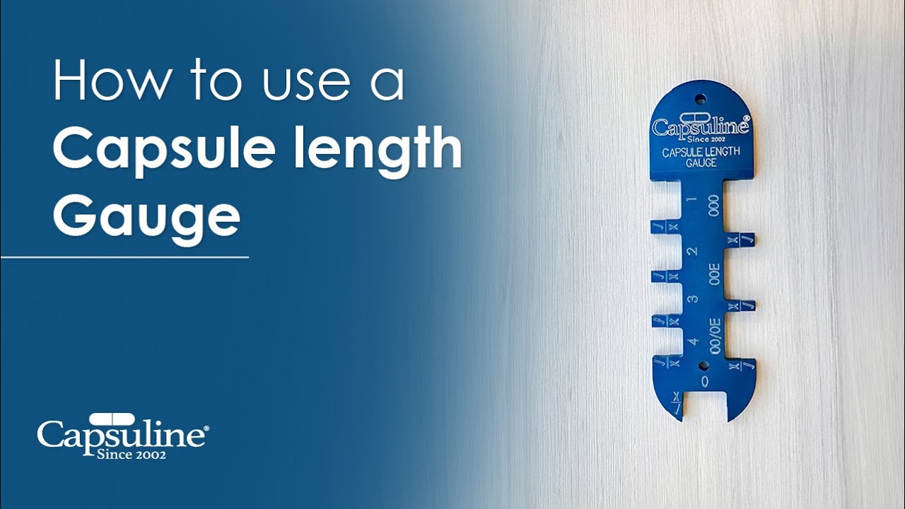 How to Use a Capsule Length Gauge - YouTube