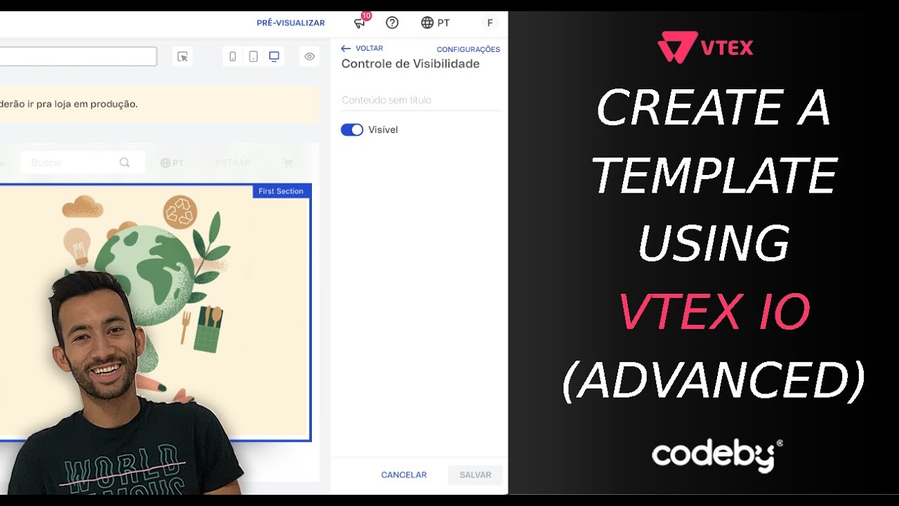CREATE A TEMPLATE ON VTEX IO (ADVANCED - Modular Trick) - YouTube