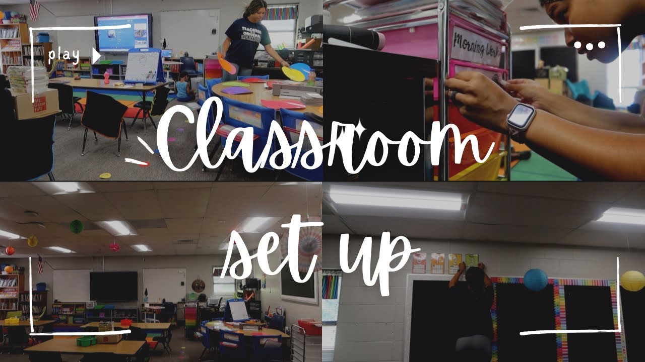 Classroom Set Up Day 5 || Fun Projects || Kindergarten - YouTube