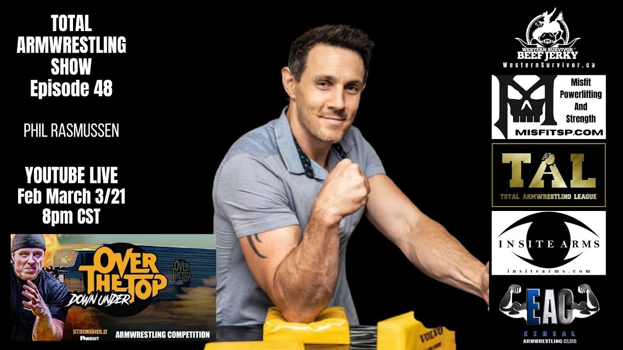The TOTAL Armwrestling Show! Episode 48 – Phil Rasmussen & Over The Top ...