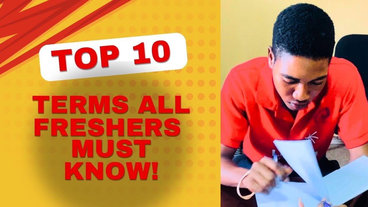 Must-Know Terms for Freshers📚📖 - YouTube