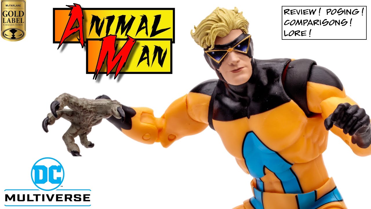 What’s up with these accessories? | Animal Man | DC Multiverse Gold ...