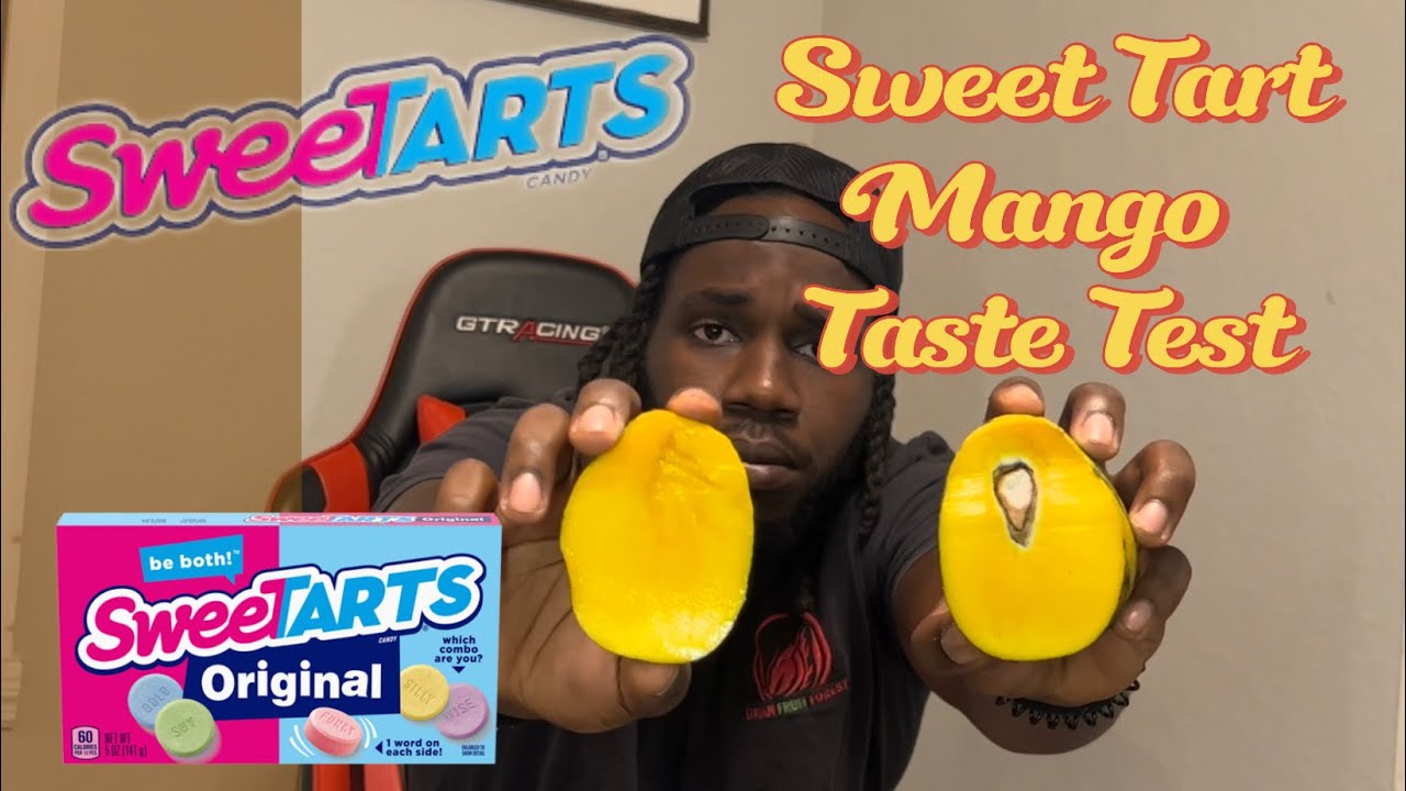 Sweet Tart Mango Taste Test - YouTube