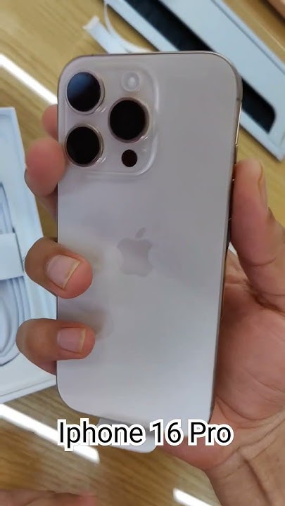 Apple Iphone 16 pro-Dessert Titanium #Unboxing #Gadgets #appleiphone #applesmartphone # ...