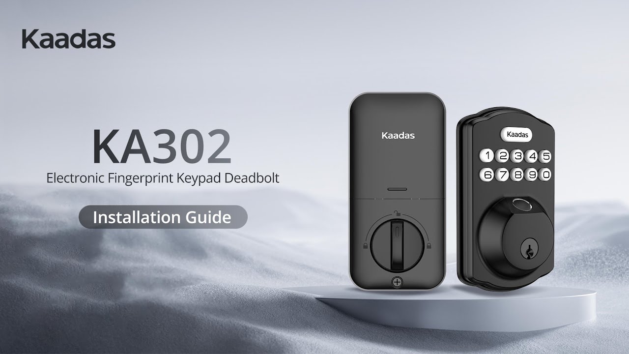 Installation Guide | Kaadas KA302 Electronic Fingerprint Keypad ...