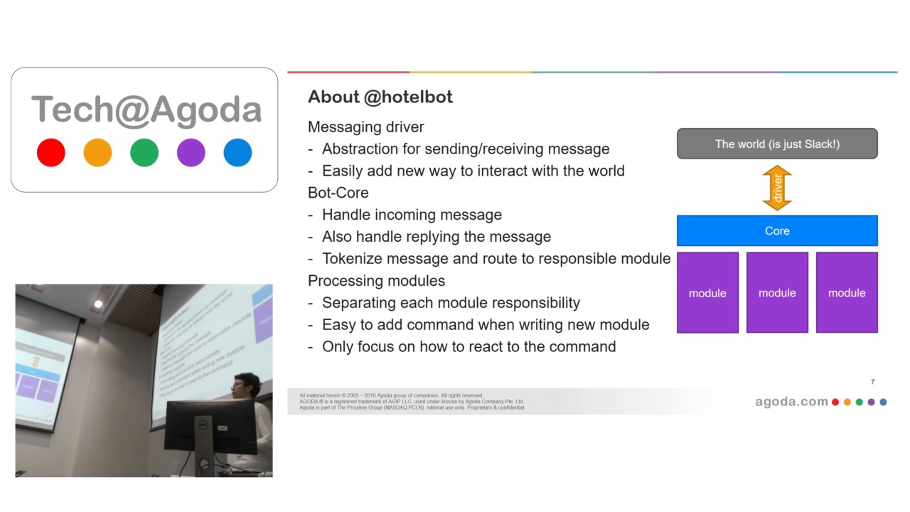 Tech @ Agoda #7: Bots (Chat bot) - YouTube