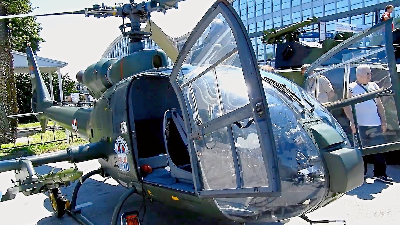 Serbia - Air Force Aérospatiale Gazelle Walkaround And Cockpit Tour ...