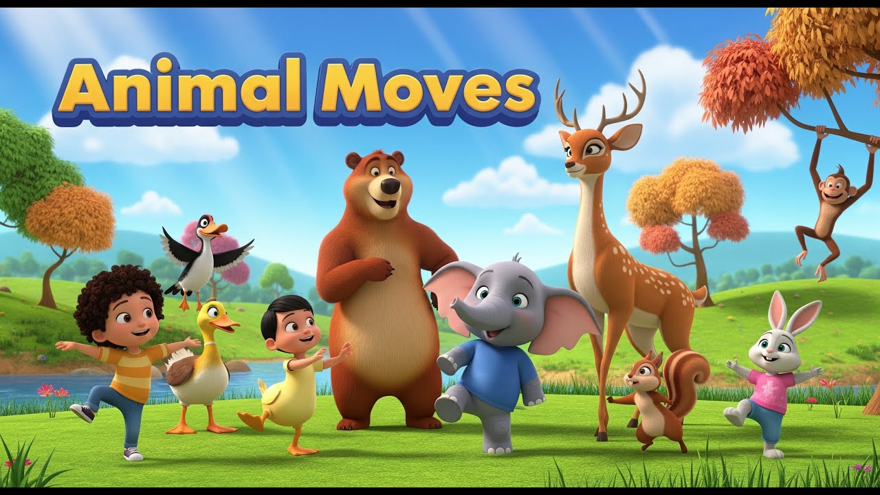 Move and Learn with Animals Moves | Kids’ Sing & Dance Song - YouTube