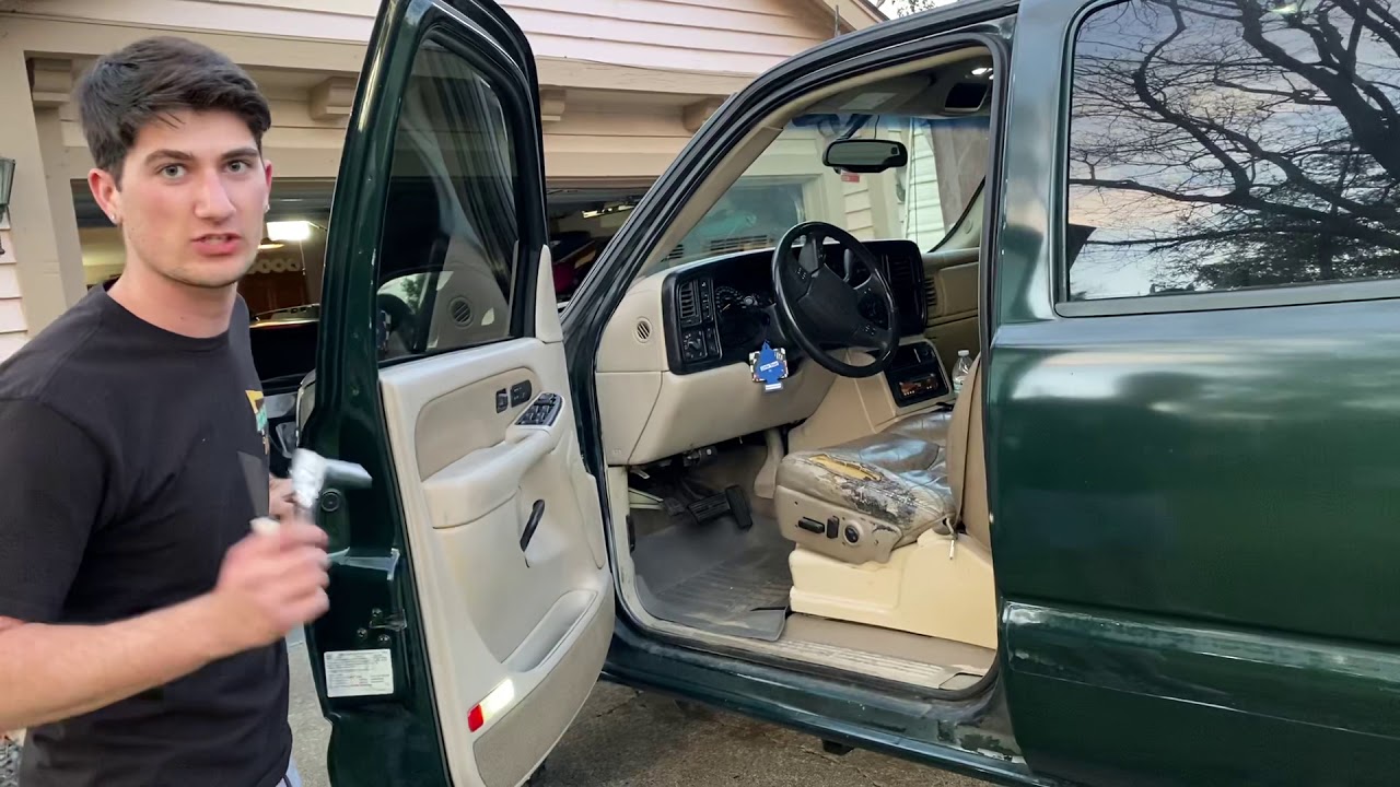 Chevy Silverado clicking door fix - YouTube