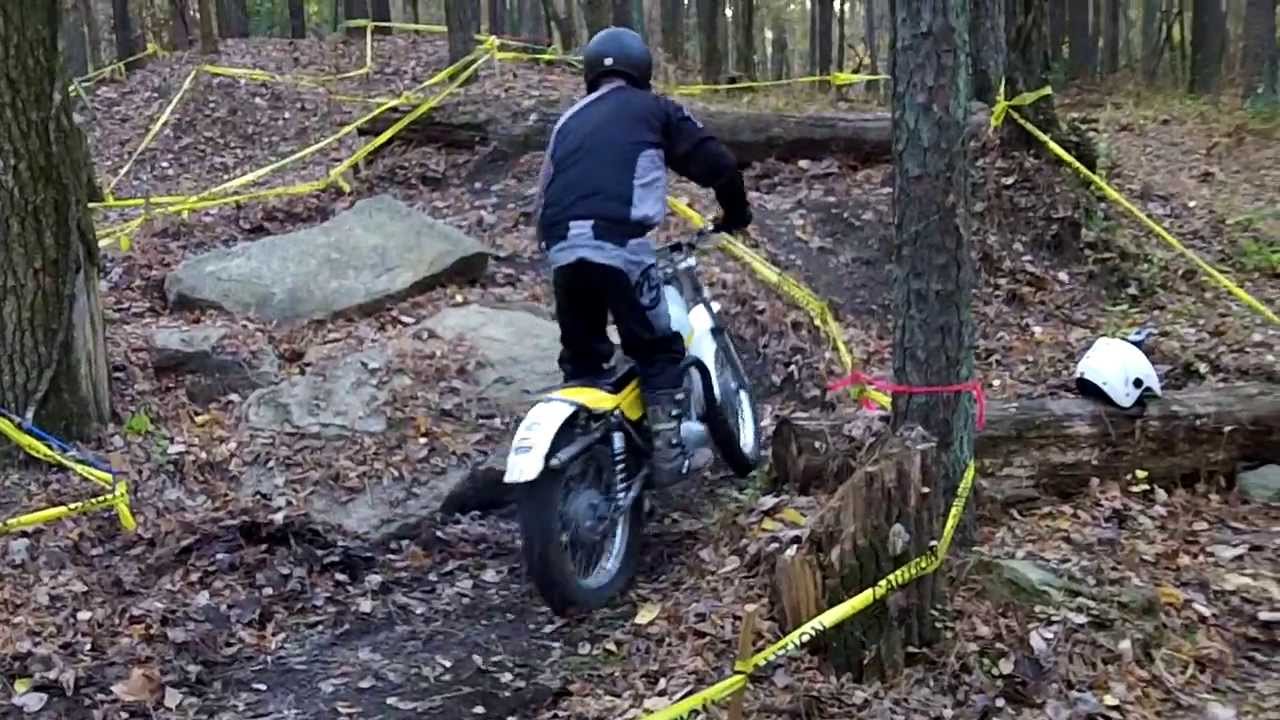 TY250 Little Egypt Off Road Park ITSA Section November 2013 - YouTube